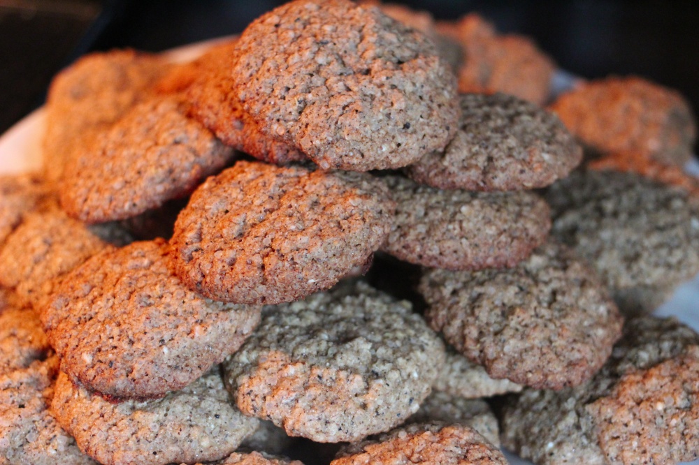 Mountains of Gluten Free Fake Oatmeal Cookies